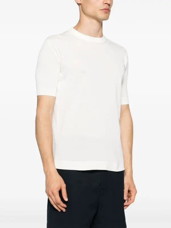 DELL'OGLIO Crew-neck Cotton T-shirt