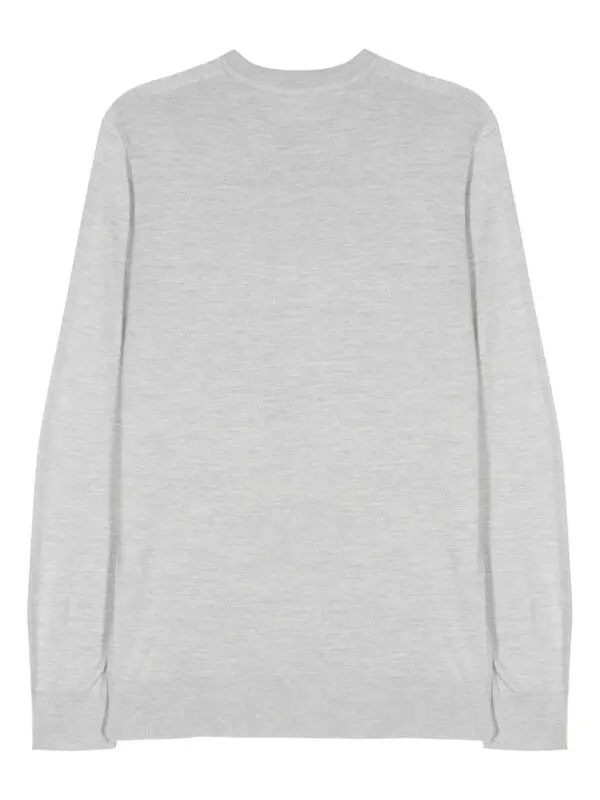 Peserico Fine-ribbed Mélange Jumper - Grey