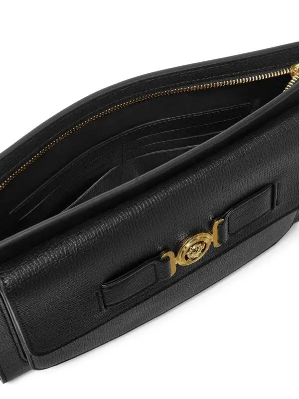 Versace Medusa Biggie Leather Clutch