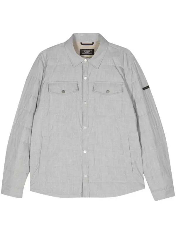 Peserico Padded Shirt Jacket - Grey