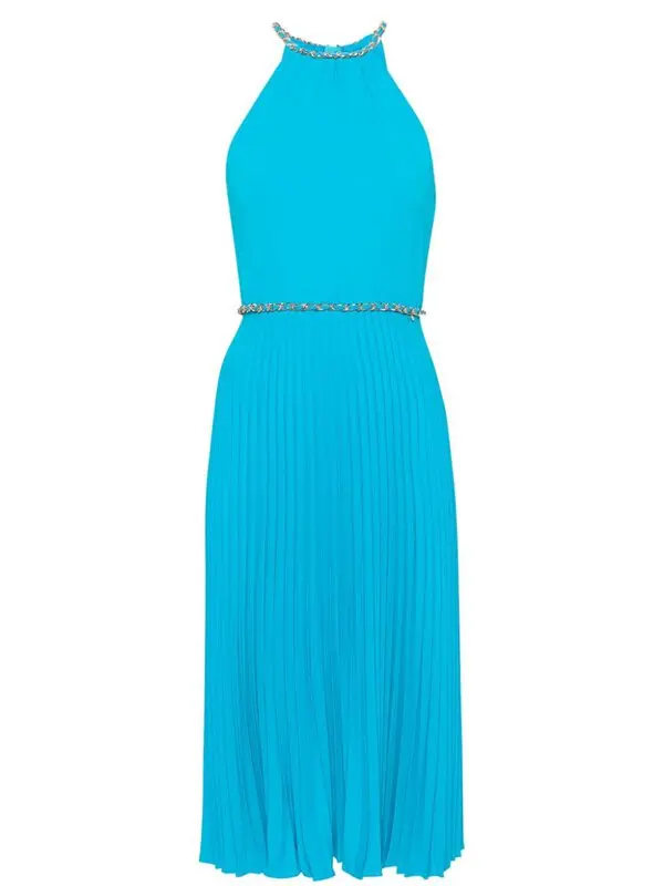 NISSA Pleated Midi Dress