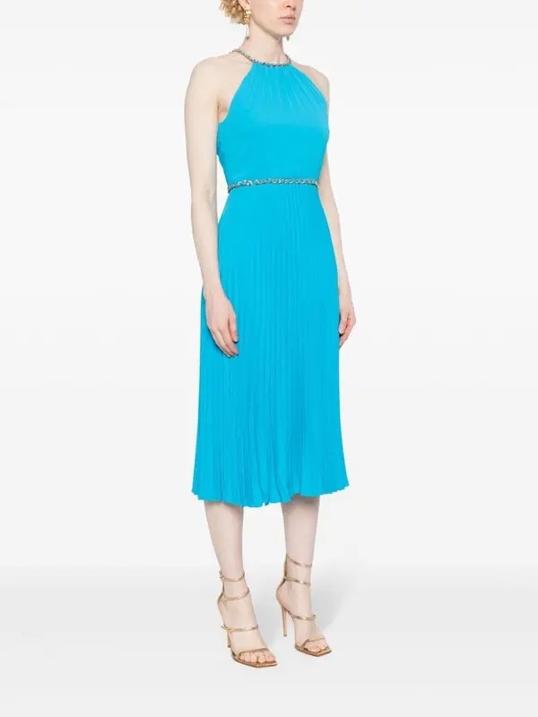 NISSA Pleated Midi Dress
