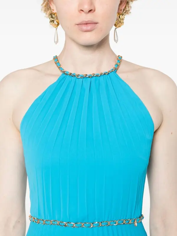 NISSA Pleated Midi Dress