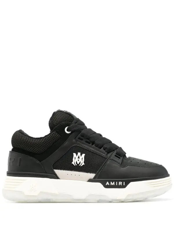 Amiri Ma-1 Panelled Leather Sneakers - Black