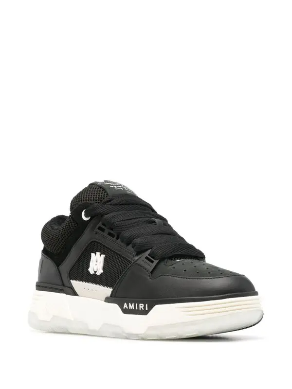Amiri Ma-1 Panelled Leather Sneakers - Black