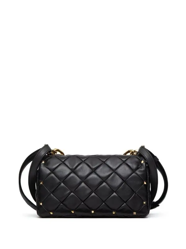 Valentino Garavani Rockstud Spike Shoulder Bag - Black