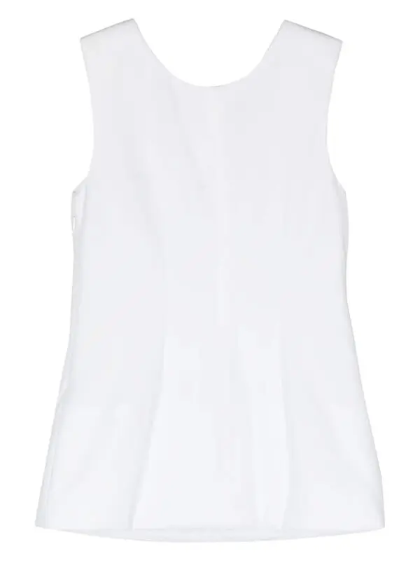 Sportmax Padded-panel Top - White