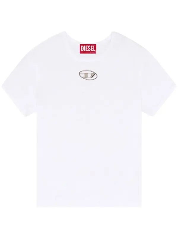 DIESEL Logo-plaque T-shirt - White