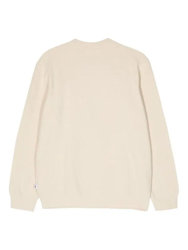 Nn07 Danny Ribbed Jumper - Neutrals