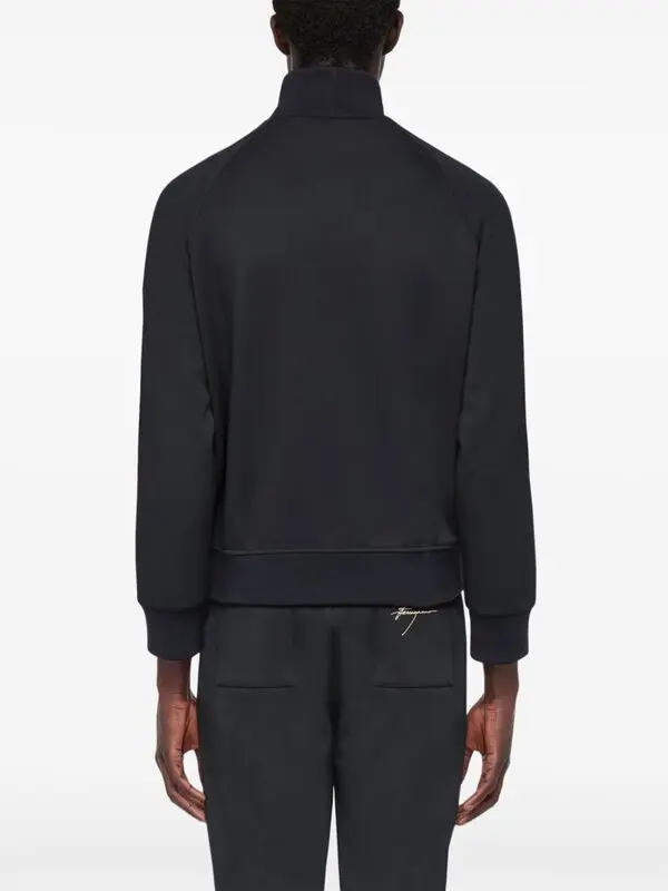 FERRAGAMO Logo-engraved Zip-up Jacket