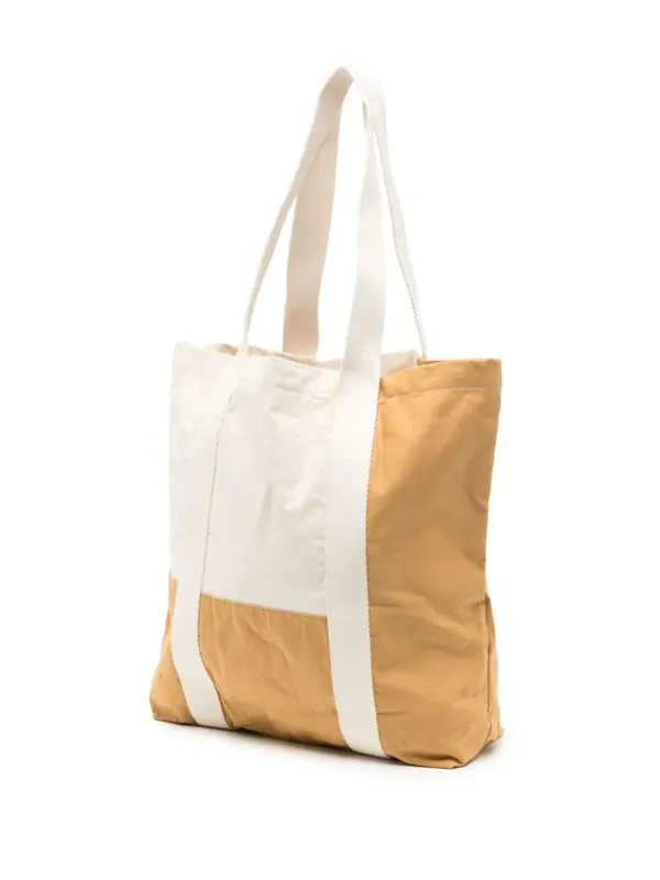 CAFÉ KITSUNÉ Logo-print Canvas Tote Bag