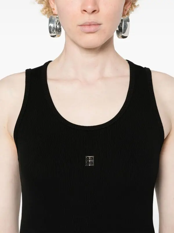 Givenchy 4g-motif Ribbed Mini Dress