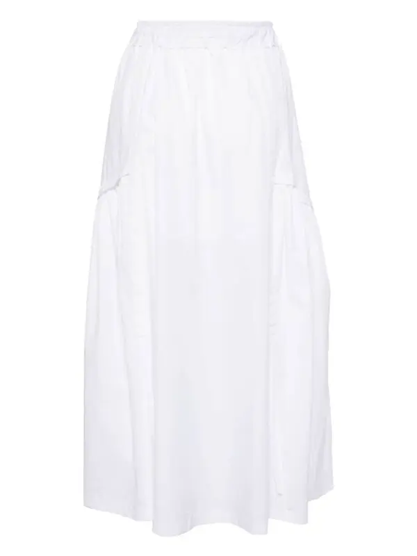 Isabel Benenato Cotton Midi Skirt