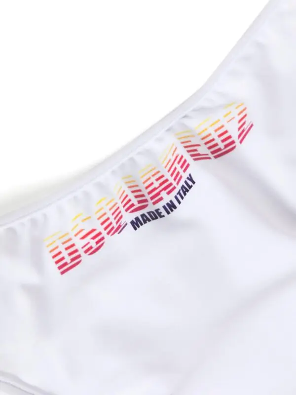 Dsquared2 Logo-print Bikini Bottom - White