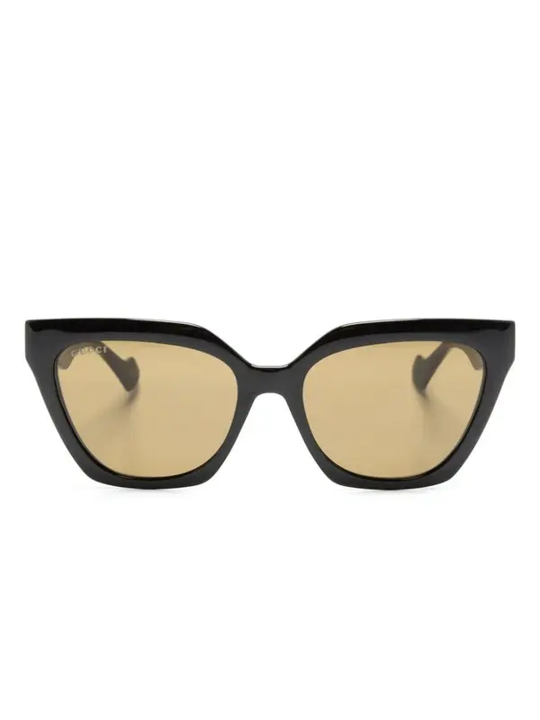 Gucci Cat-eye Clip-on Sunglasses - Black