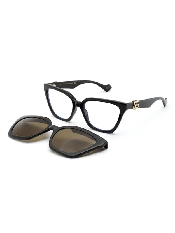 Gucci Cat-eye Clip-on Sunglasses