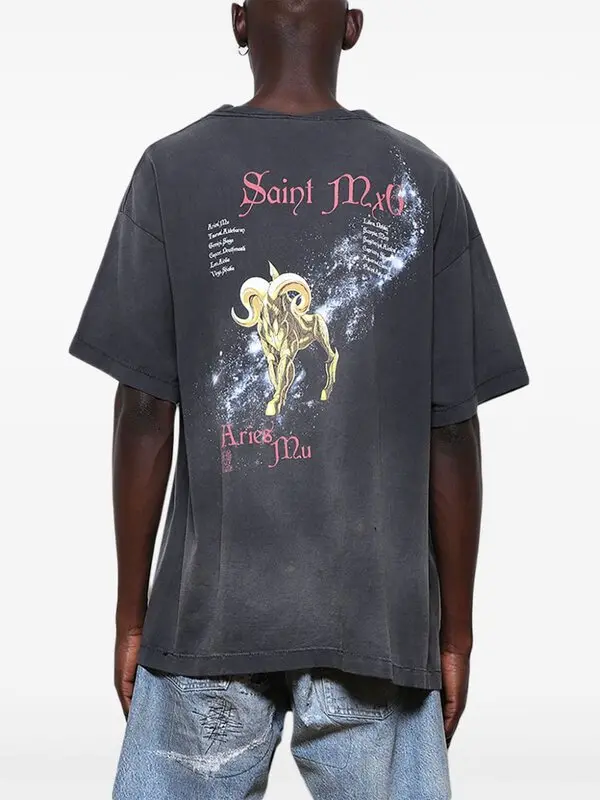 SAINT MXXXXXX Mu-print T-shirt