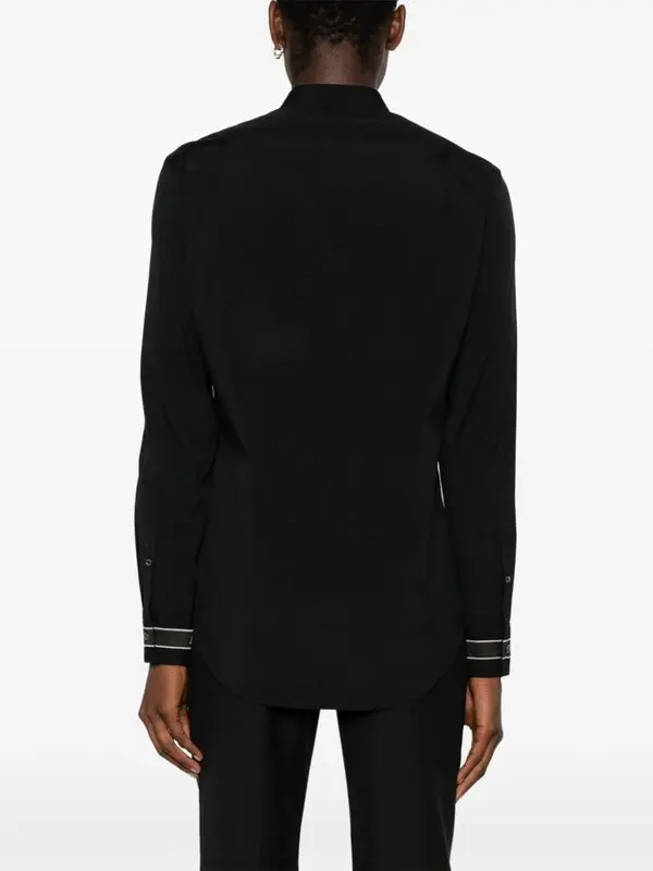 Alexander McQueen Logo-strap Cotton Shirt