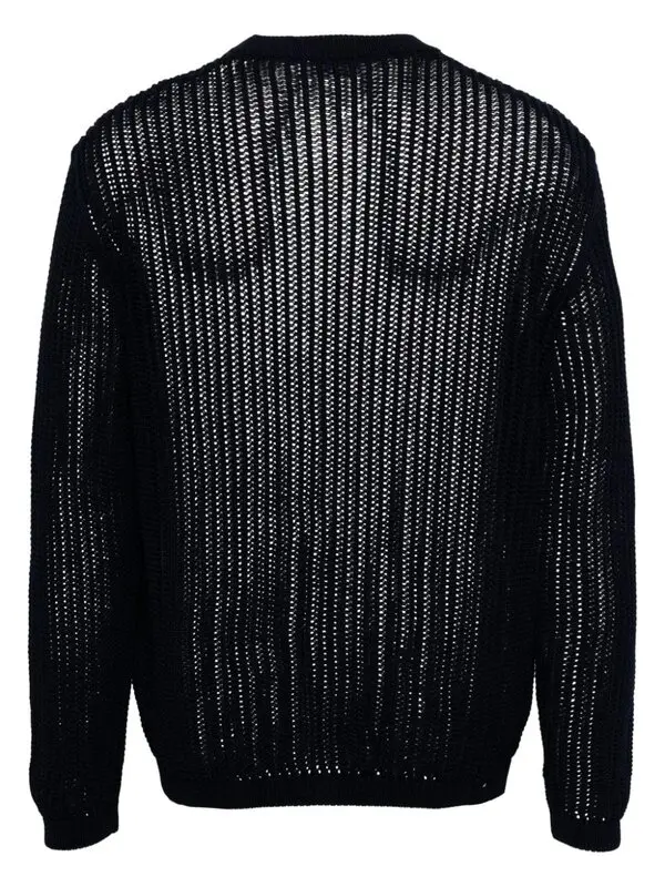 LARDINI Open-knit Cotton Jumper
