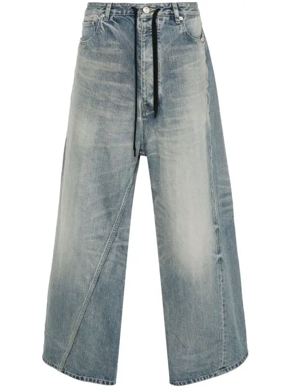 Balenciaga Twisted Wide-leg Jeans