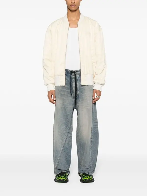 Balenciaga Twisted Wide-leg Jeans