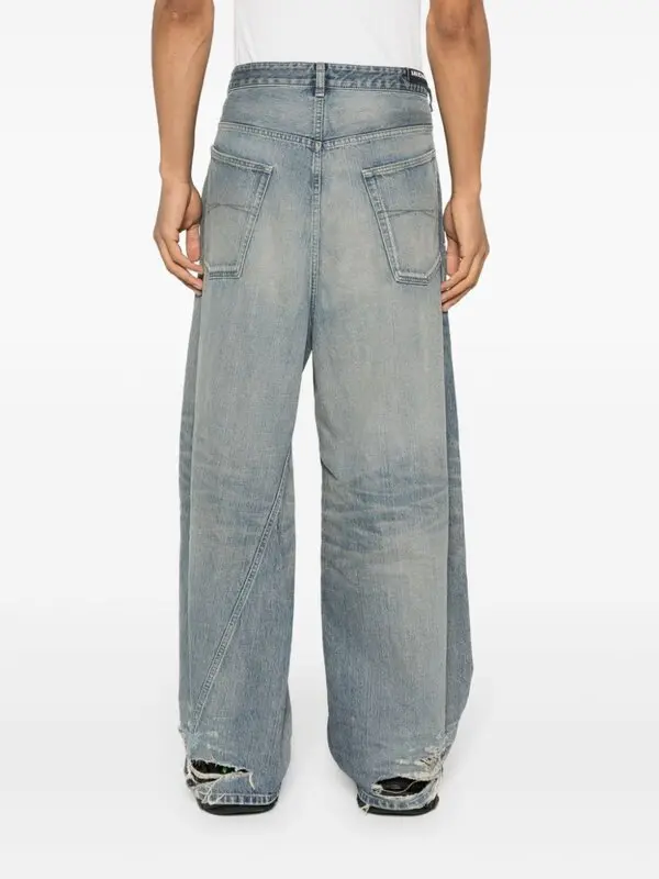 Balenciaga Twisted Wide-leg Jeans