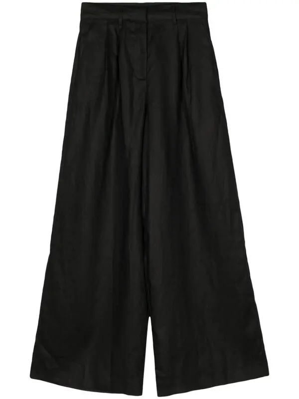Staud Sasha Wide-leg Trousers - Black