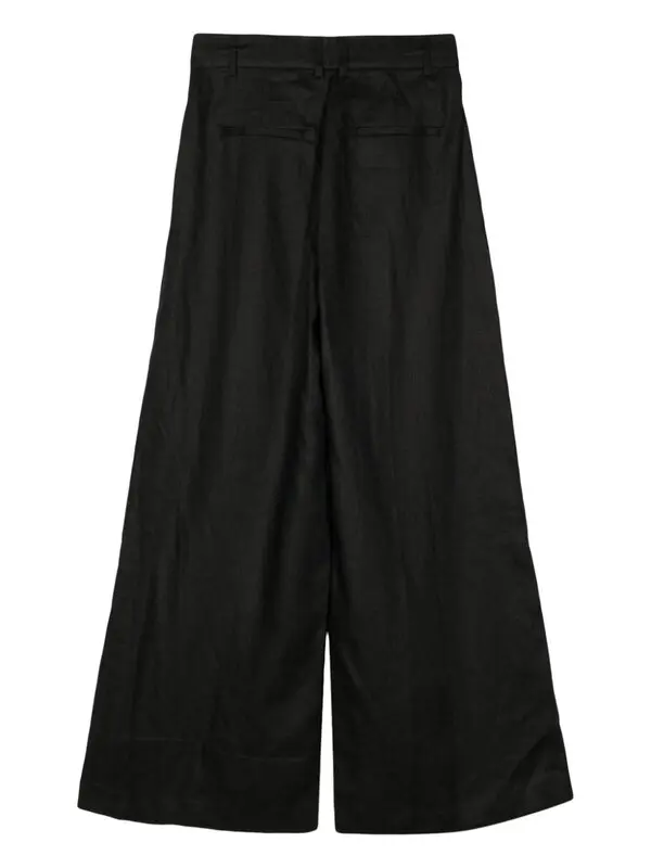 Staud Sasha Wide-leg Trousers - Black
