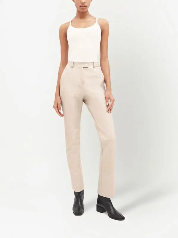 COURREGES Straight-leg Trousers - Neutrals