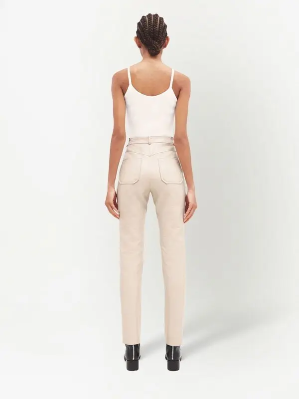 COURREGES Straight-leg Trousers - Neutrals
