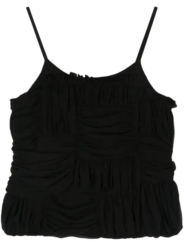 Comme Des Garçons Draped-detail Blouse