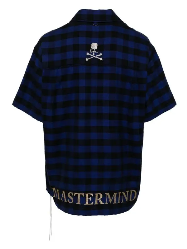 MASTERMIND WORLD Checked Cotton Shirt