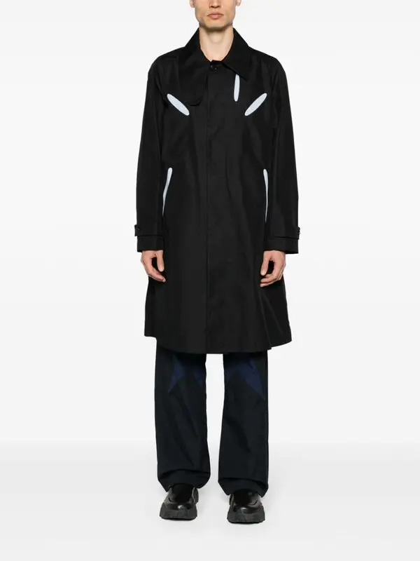 J.L-A.L Aperture Cut-out Trench Coat