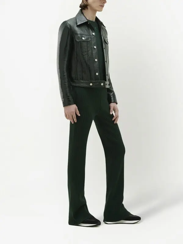 COURREGES V Trucker Vinyl Jacket