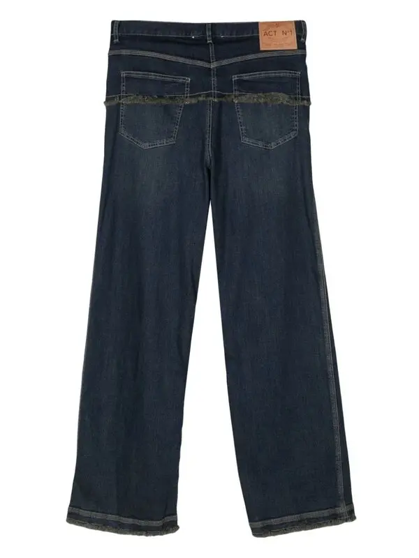 ACT Nº1 Mid-rise Straight-leg Jeans
