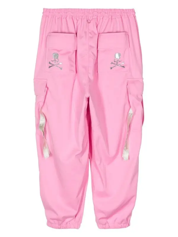 MASTERMIND WORLD Skull-print Cargo Trousers - Pink
