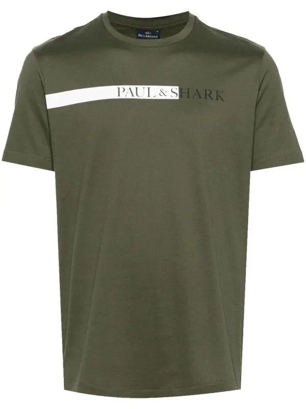Paul & Shark Logo-print Cotton T-shirt