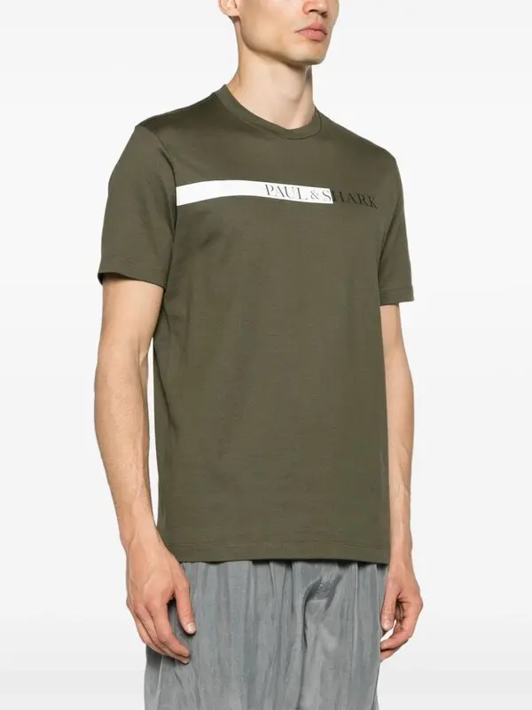 Paul & Shark Logo-print Cotton T-shirt