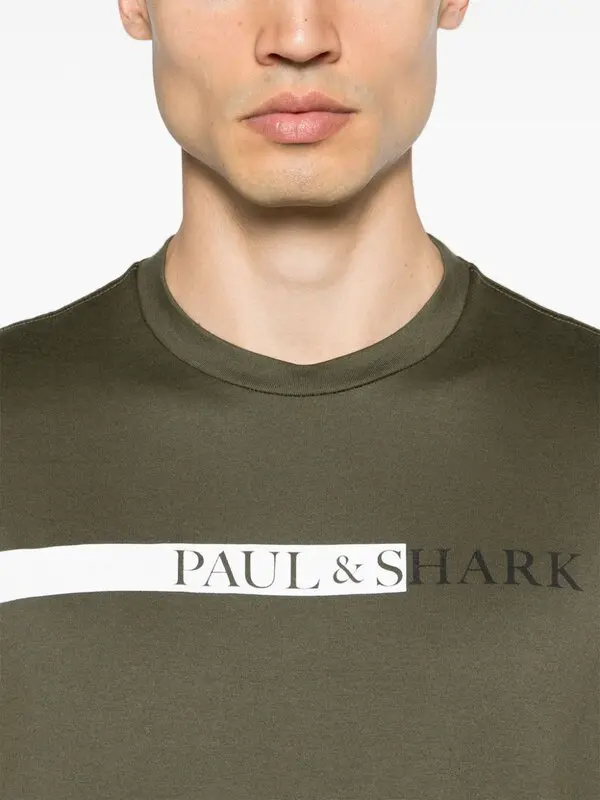 Paul & Shark Logo-print Cotton T-shirt