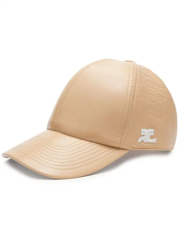 COURREGES Reedition Vinyl Baseball Cap - Neutrals