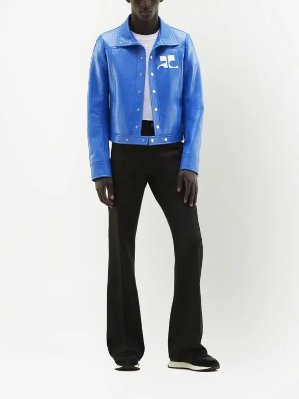COURREGES Reedition Vinyl Jacket - Blue