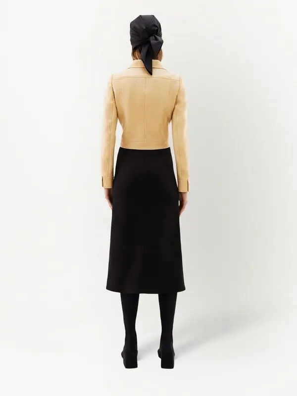 COURREGES Zip-up Vinyl Jacket - Neutrals