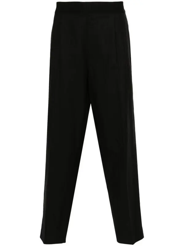 Neil Barrett Tapered Darted Trousers - Black