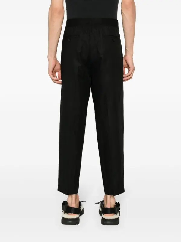 Neil Barrett Tapered Darted Trousers - Black