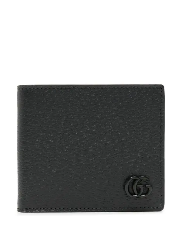 Gucci Gg Marmont Leather Bi-fold Wallet - Black