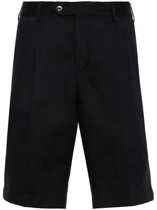 PT TORINO Linen Bermuda Shorts