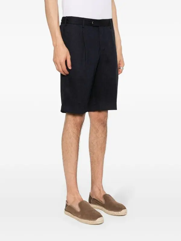 PT TORINO Linen Bermuda Shorts