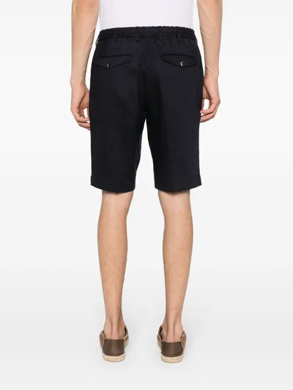 PT TORINO Linen Bermuda Shorts