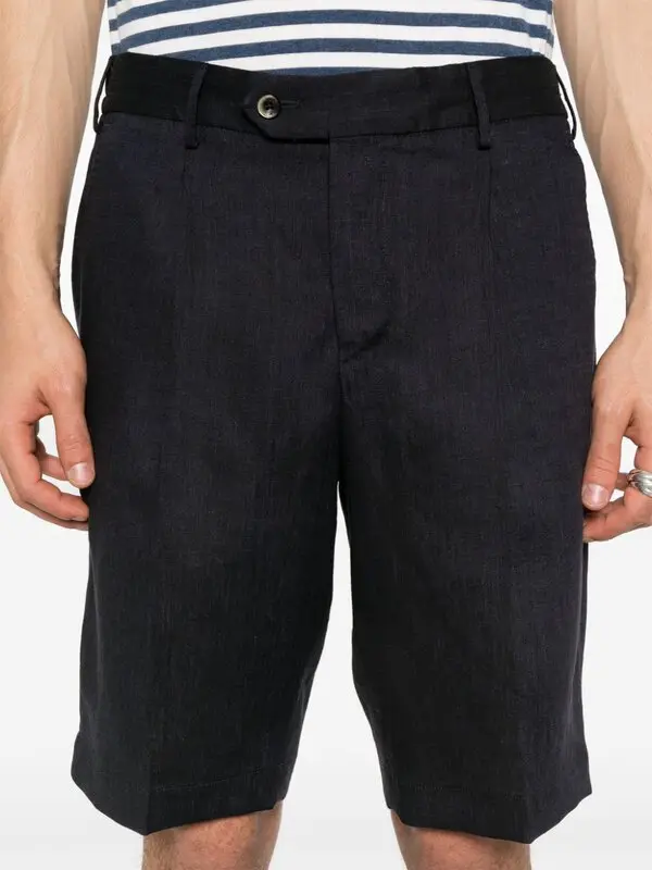 PT TORINO Linen Bermuda Shorts