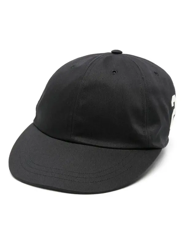 Gucci Logo-flocked Up-turn Cap - Black